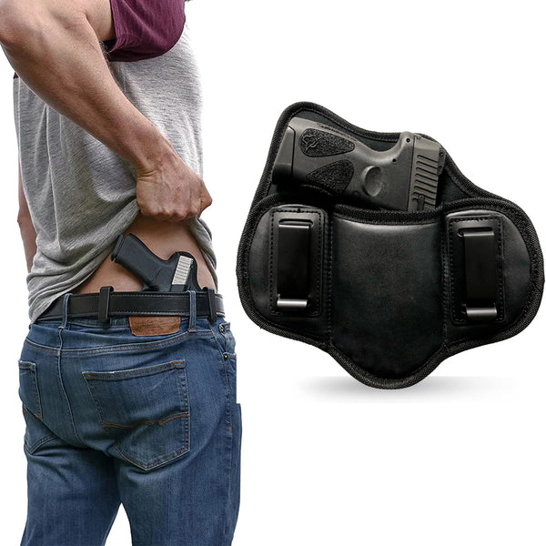 Pancake Holster, IWB leather belt holster , appendix holster for ...